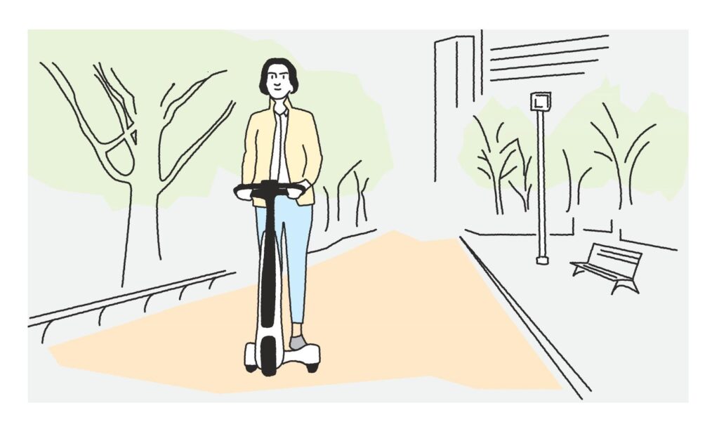 C⁺walk Tを一部改良。歩道を走行可能に（*1） | ユーグループ